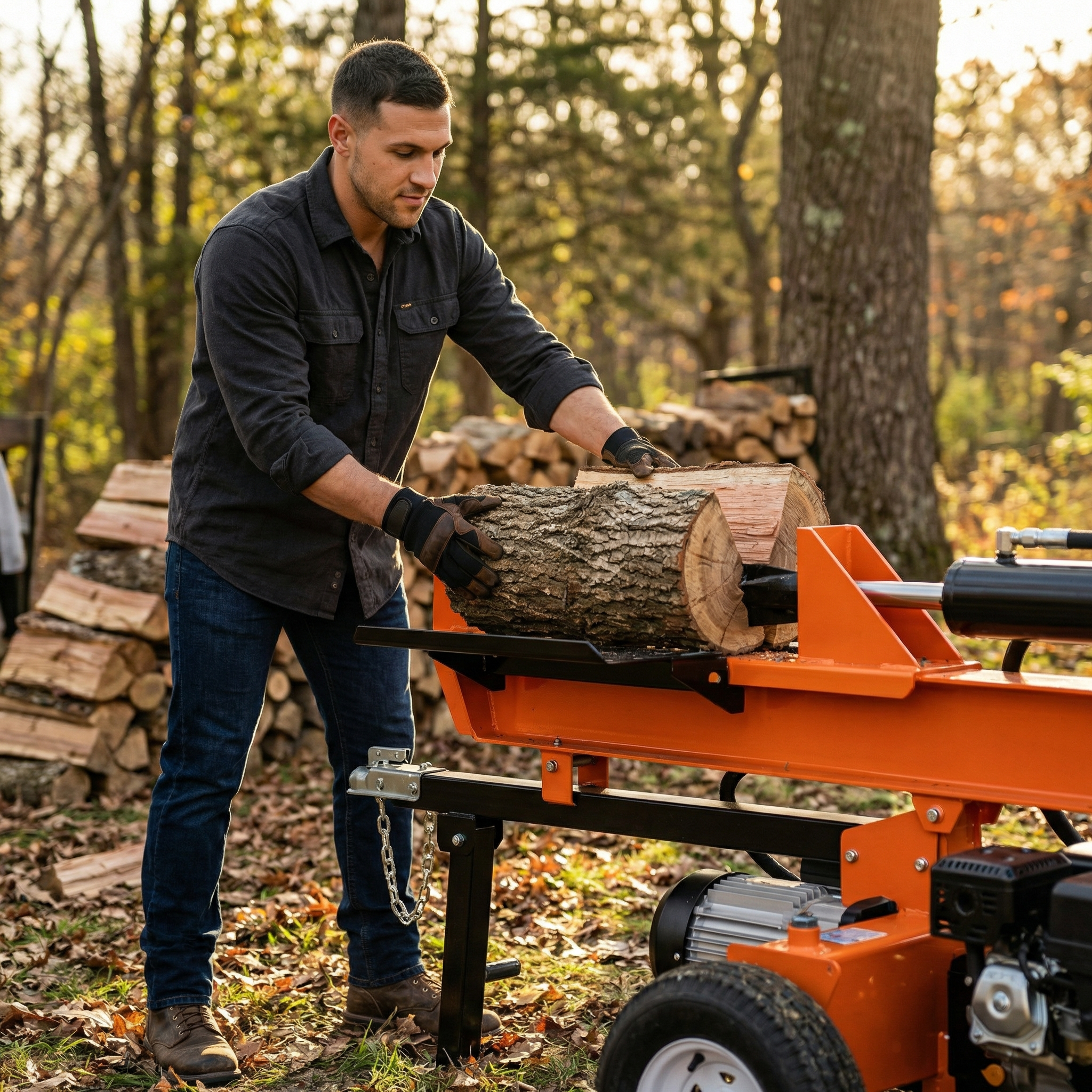How To Use A Log Splitter